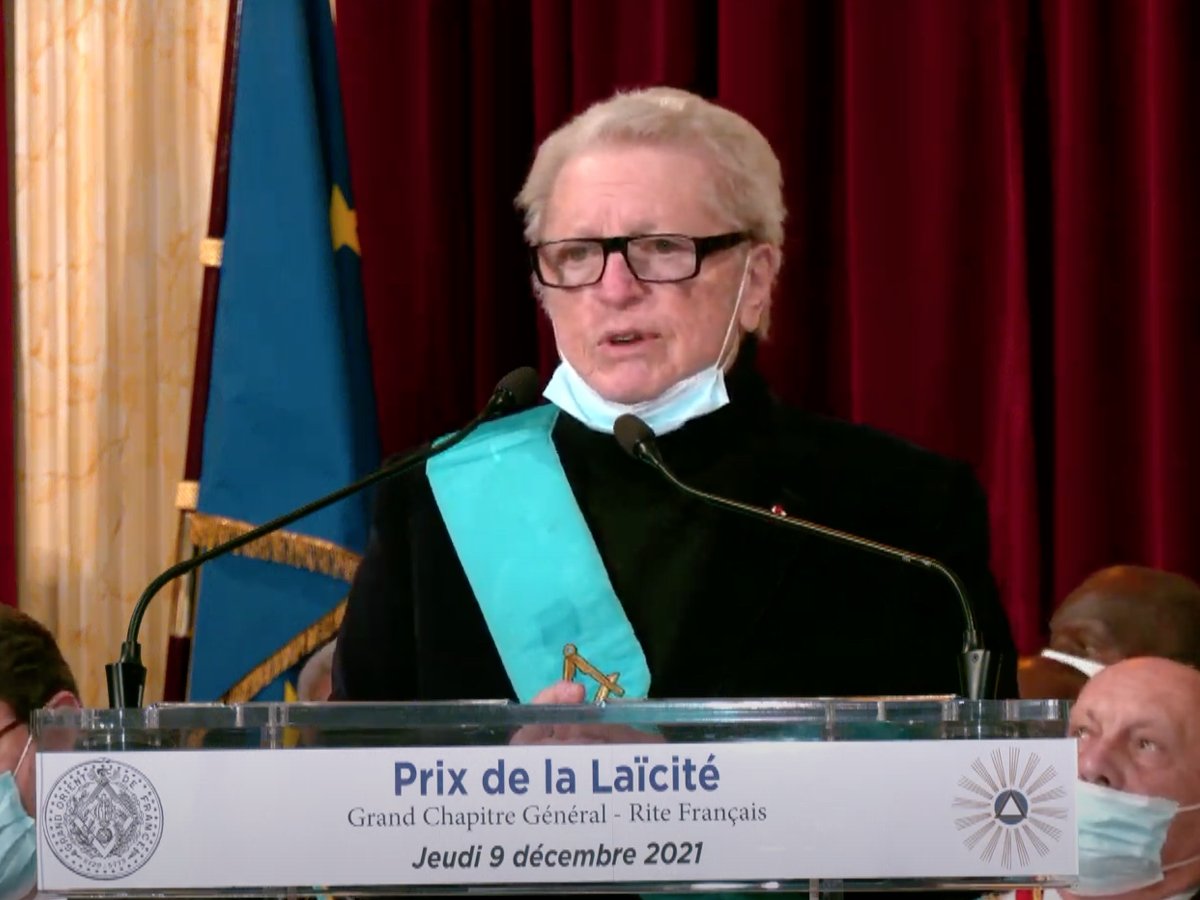 Patrick Kessel Prix de la laïcité 2021 du GCG du GODF - Hiram.be