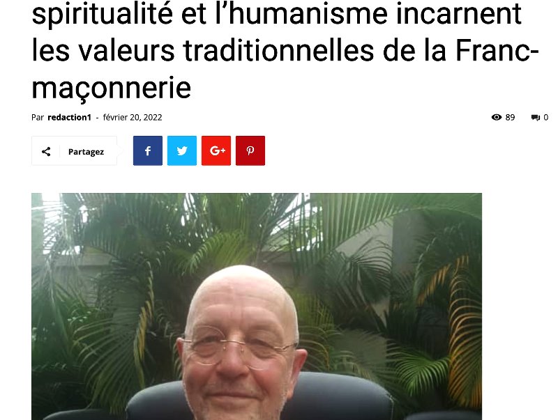 Pierre-Marie Adam à Kinshasa - Hiram.be