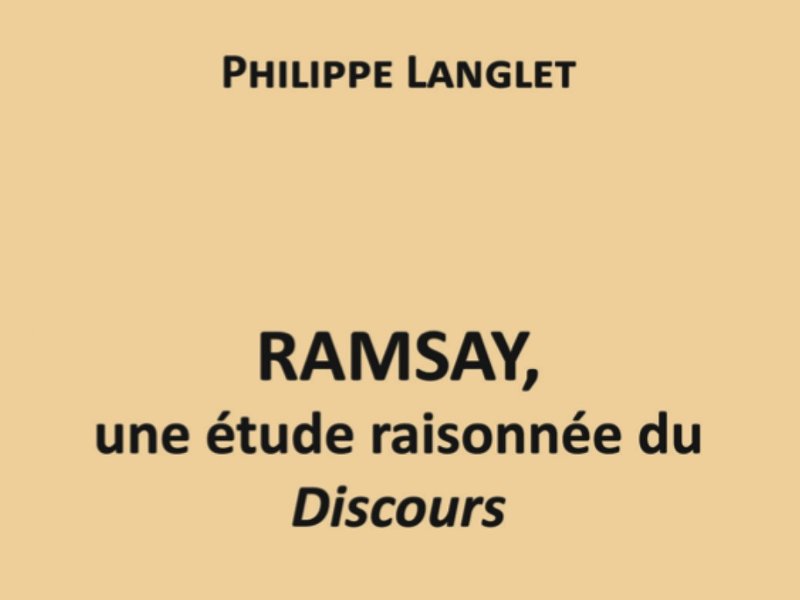 Ramsay, une étude raisonnée du discours - Hiram.be