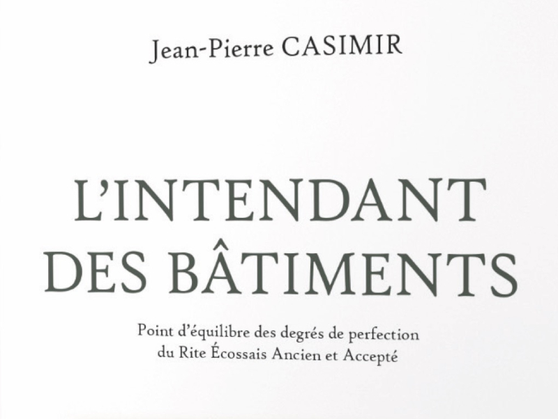 L'intendant des Bâtiments - Hiram.be