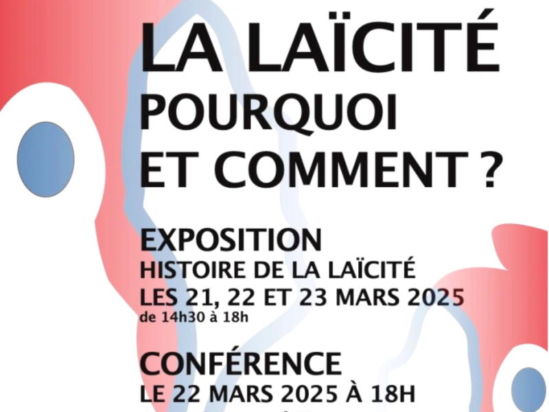 A Montereau le 22 mars, "La laïcité, pourquoi et comment" - Hiram.be